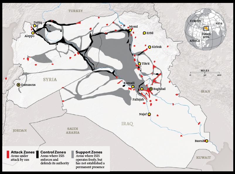 ISIS Partition Map | jewish philosophy place