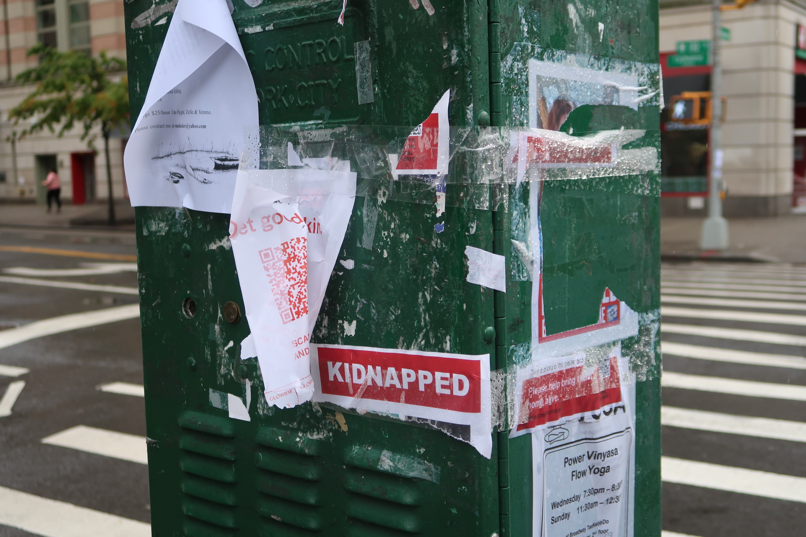 (Defaced) Kidnapped (Flyers) | jewish philosophy place